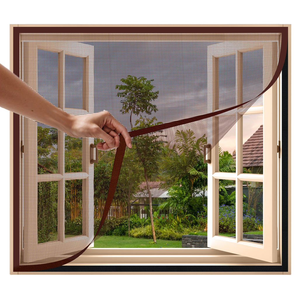 Classic Mosquito Net - Brown Window Mosquito Net 120 GSM Fiberglass